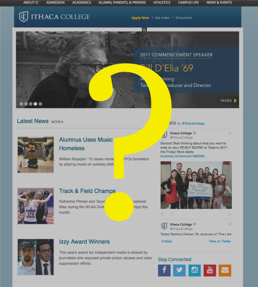 It's Coming: the New ithaca.edu | Ithaca College