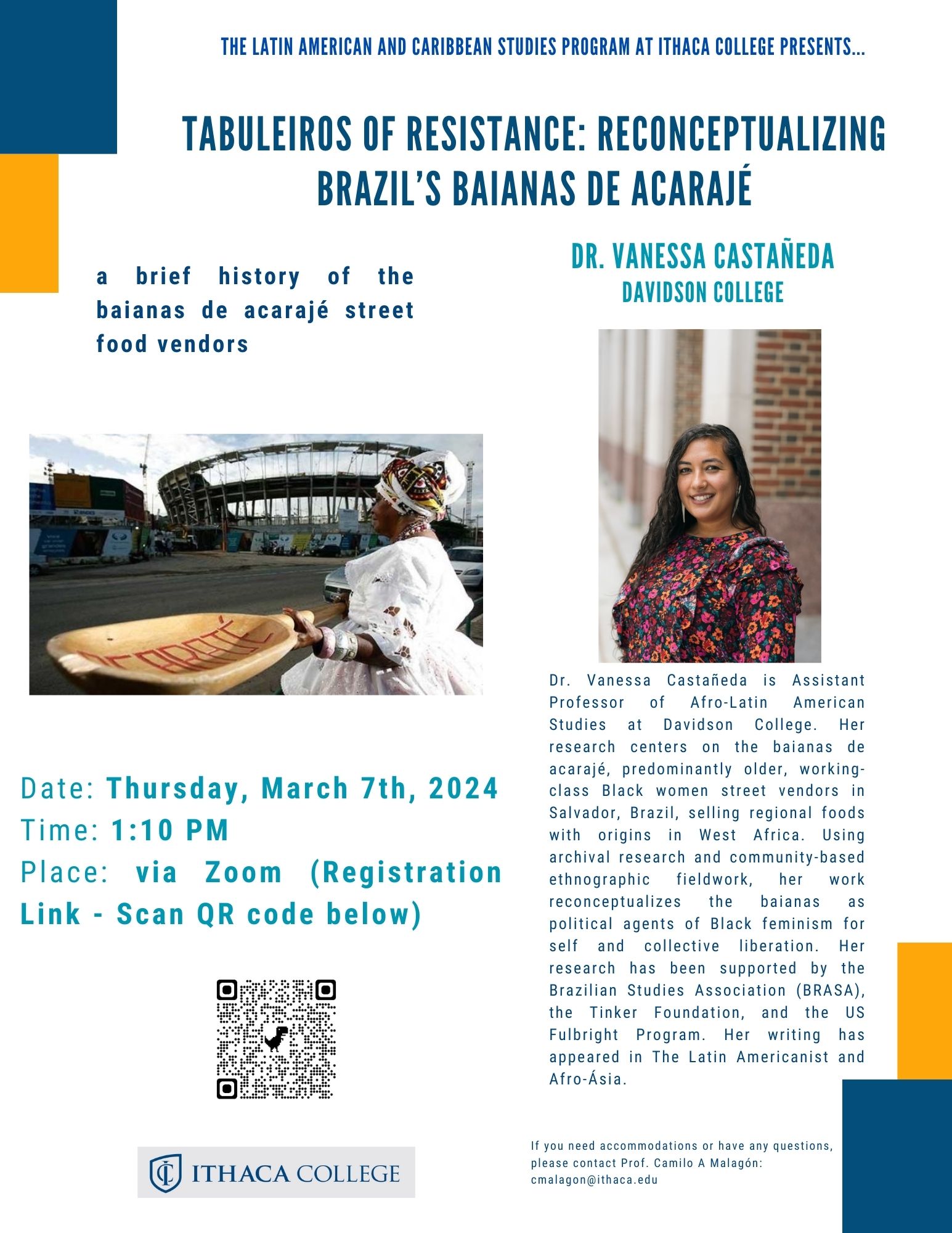 Vanessa Castañeda Lecture - Spring 2024 | Ithaca College