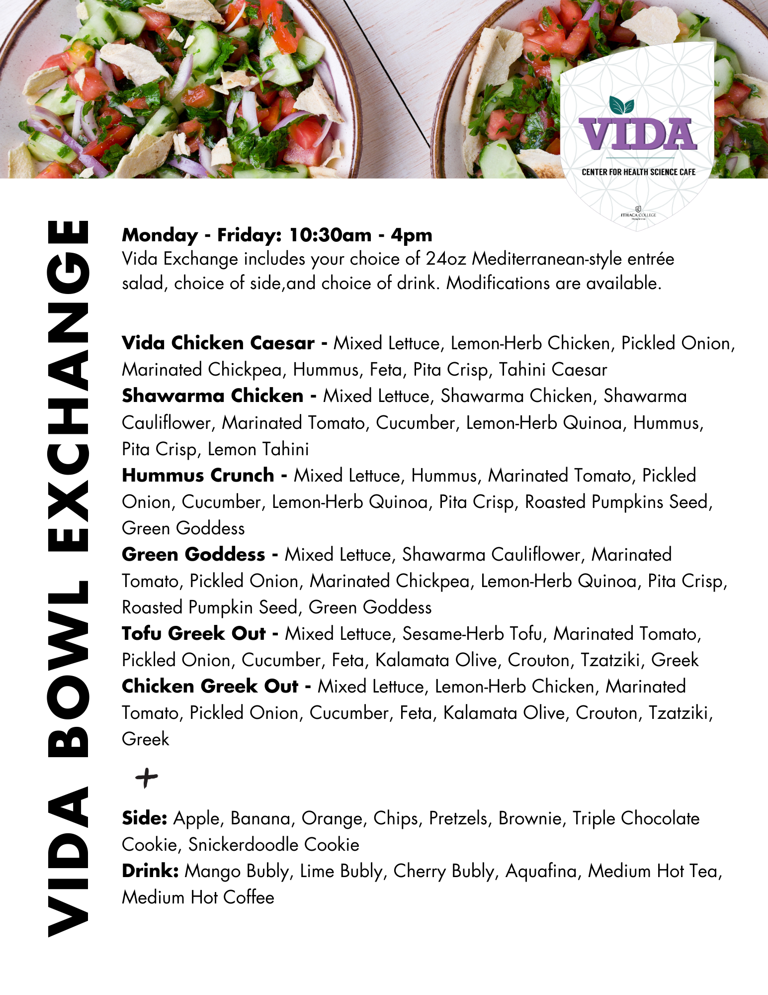 Vida Cafe | Ithaca College