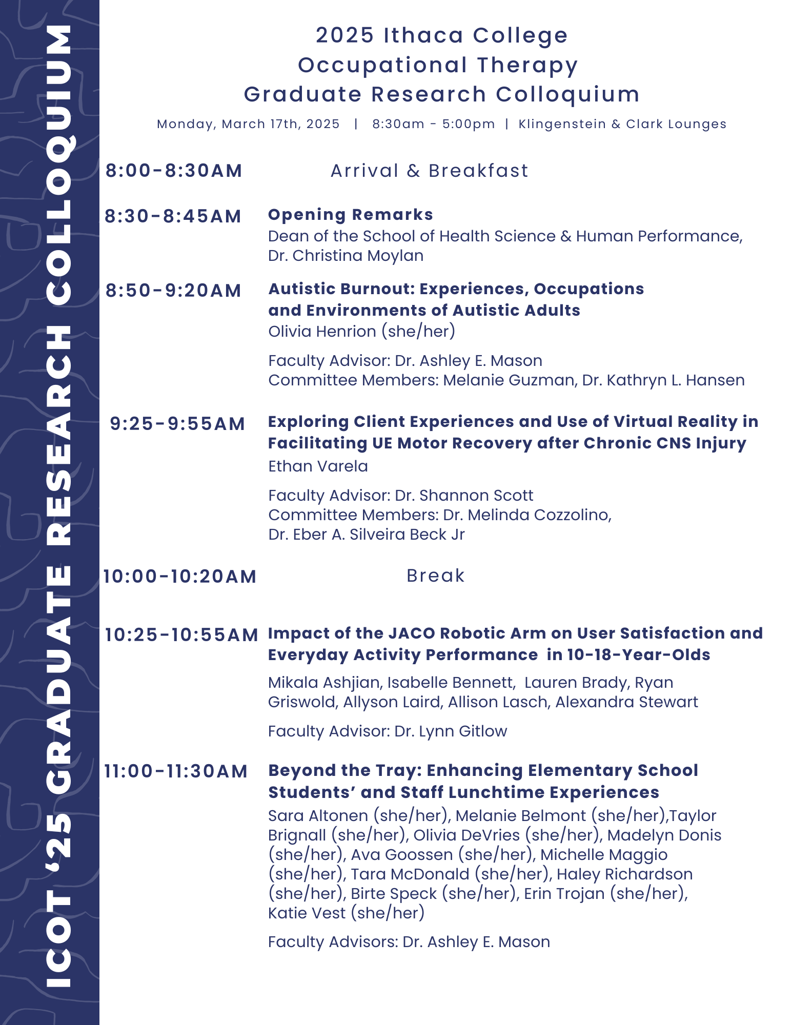 Graduate Colloquium | Ithaca College