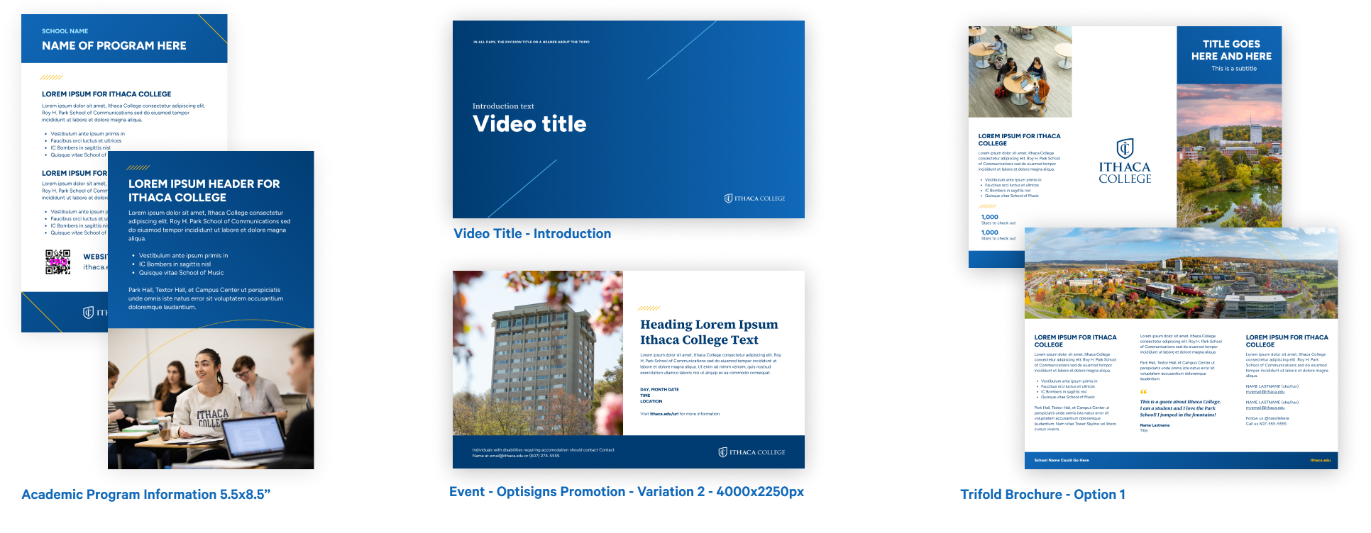 Canva Templates | Ithaca College