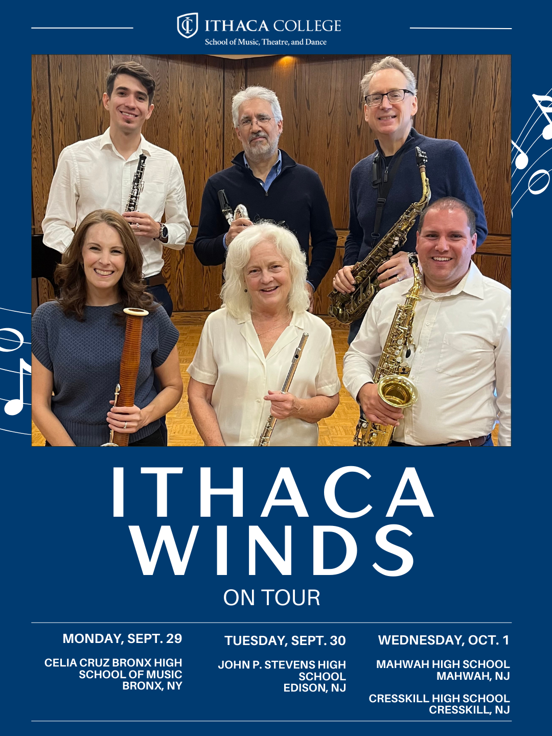 Ithaca Winds on Tour | Ithaca College