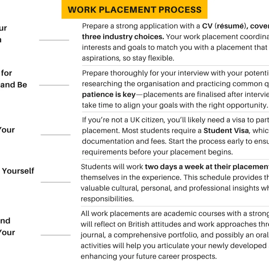 Work Placement Programme (Internships) | Ithaca College